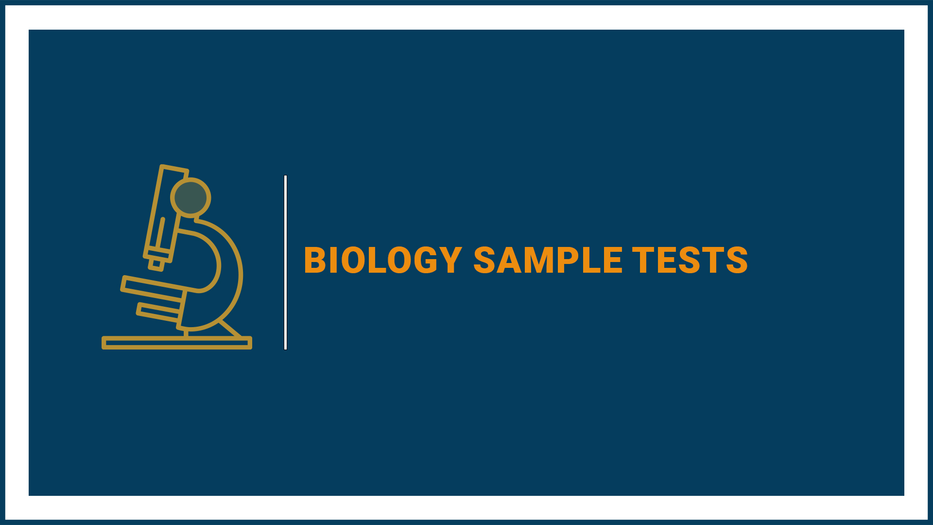 Be Smart Academy | Biology Sample Tests (Grade 9)